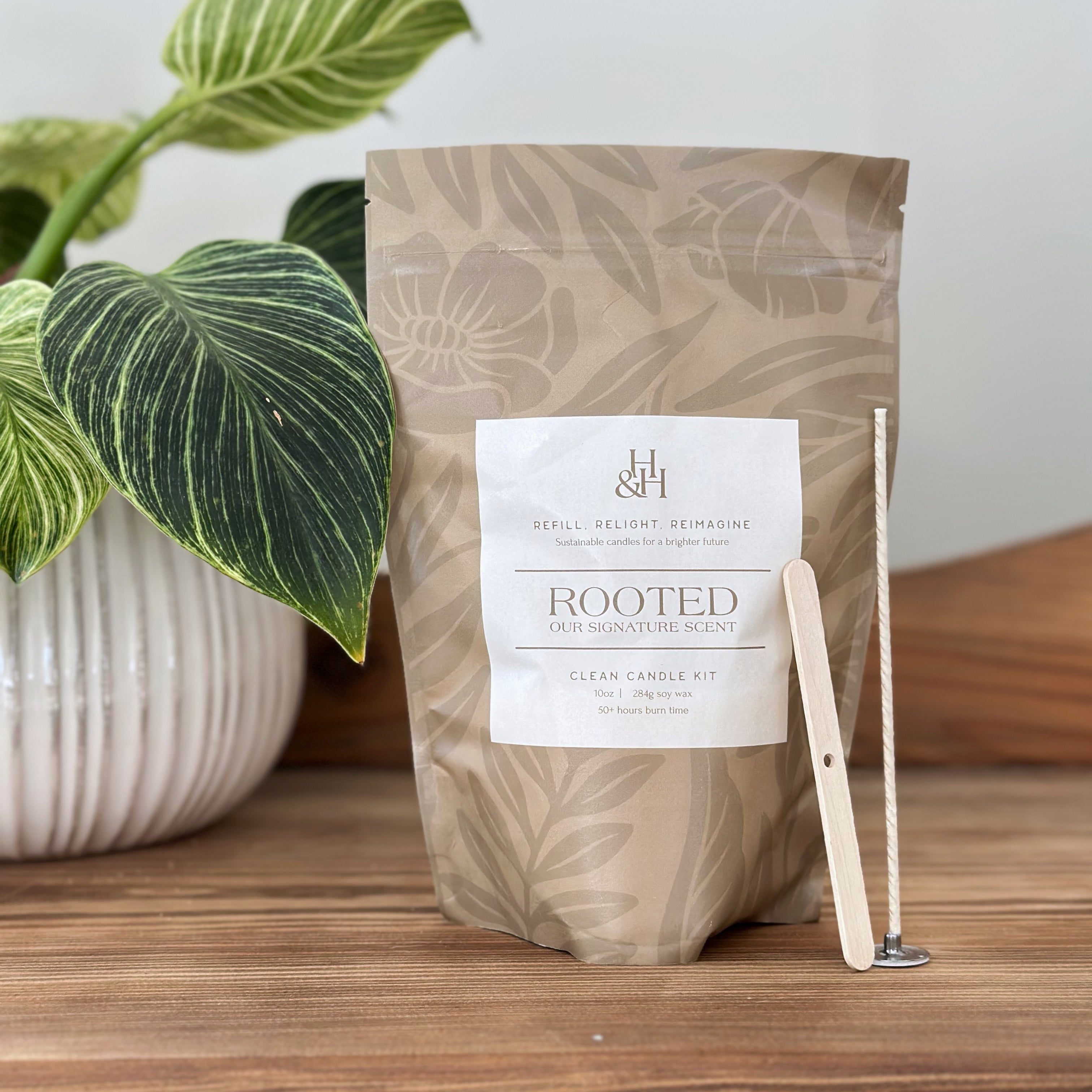 Candle Wax Refill Kit: Rooted – Heart and Hand Ceramics